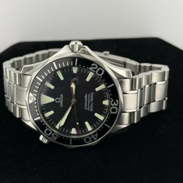 Omega Seamaster Pro SMP 300M 2264.50 Full Size 41mm Black Wave Sword ...