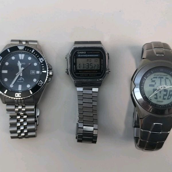 Casio Duro MDV106, Casio A168 and Casio EDB 300 Retro Trio ...