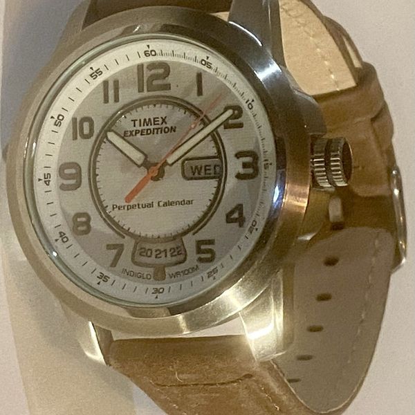 Timex Expedition Mens New Perpetual Calendar Watch T45441 | WatchCharts ...