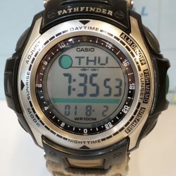 CASIO PATHFINDER DIGITAL QUARTZ PAS-400B THAILAND MEN'S FULL WORKING ...