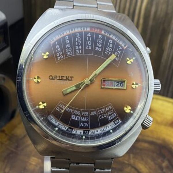 Watch Orient College Perpetual Multi Year Calendar Automatic Vintage ...
