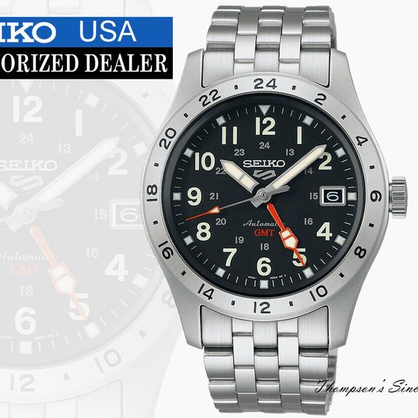 Seiko 5 Sports Field series GMT function SSK023 red five-sided GMT hand ...