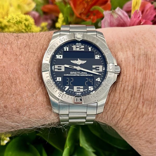 SOLD: Breitling Aerospace EVO, E79363, 100% MINT! + Bonus ...