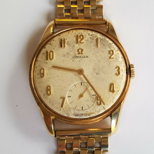 Gents 1964 Omega Cal 269 Wristwatch in 9Ct Gold Case with 9Ct bracelet ...