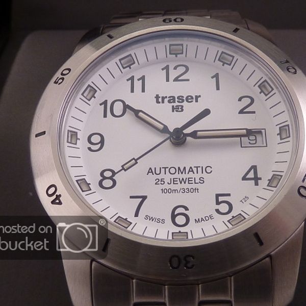 Sold Traser H3 Classic Automatic White | WatchCharts Marketplace
