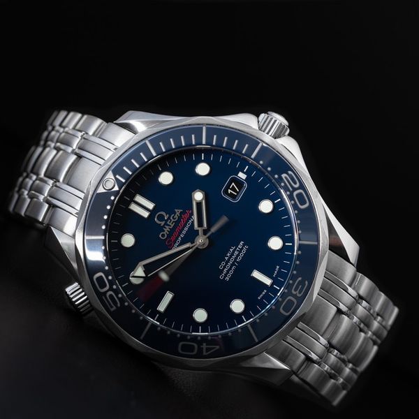 FS: Omega Seamaster Pro Diver 300m SMPc 41mm Blue Ceramic CoAxial 212.30.41.20.03.001 ...
