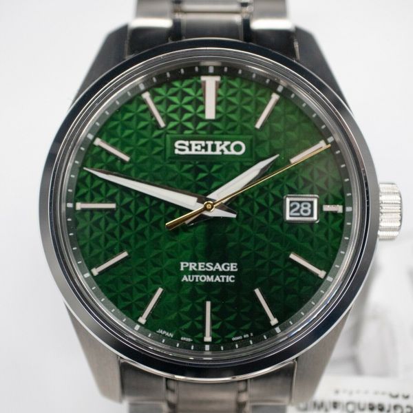 Seiko Presage Sharp-Edged Series Green Dial Men's Automatic Watch ...