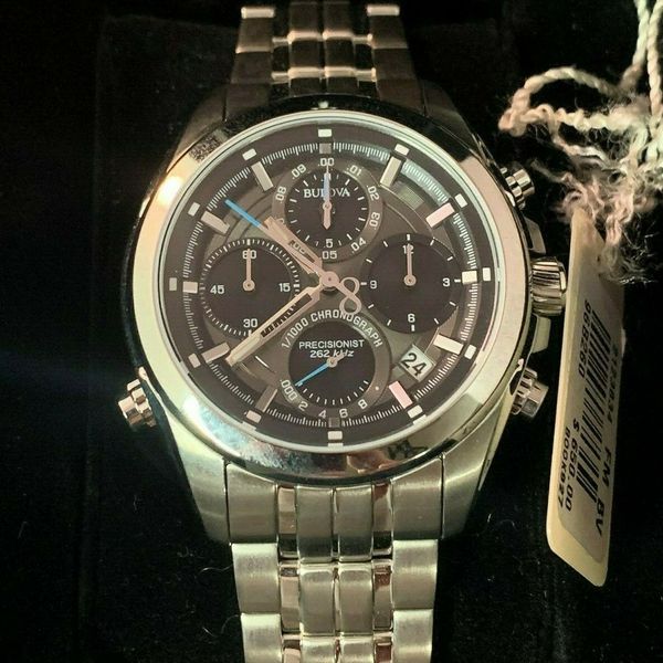 Bulova 96B260 Mens Precisionist Chronograph Watch with Box and Tags ...