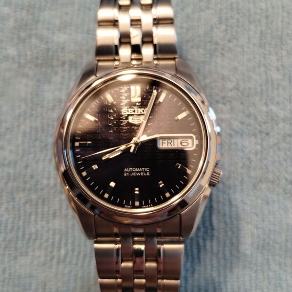 Seiko 5 Sports Blue Men's Watch - SNK357 99 out of 100. Box/papers ...