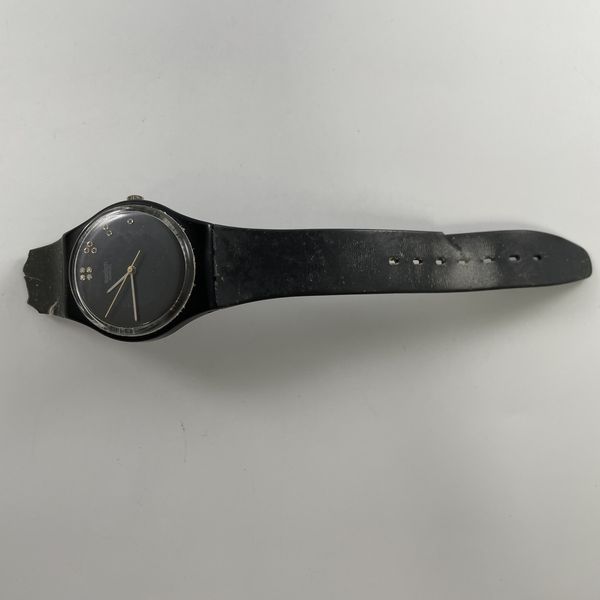 SWATCH MEN'S GEMSTONE WATCH 6.5" BROKEN BAND NOT WORKING #FO501 ...