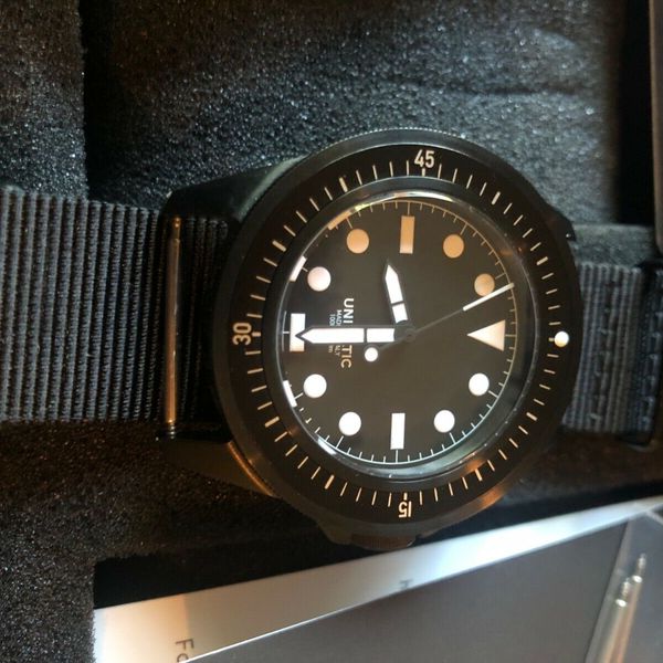 Unimatic U1-FN Black DLC diving watch Limited Edition #223/300(acquired ...