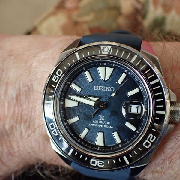[$389 USD] FS Seiko King Samurai Save the Ocean Manta Ray SRPF79 with ...