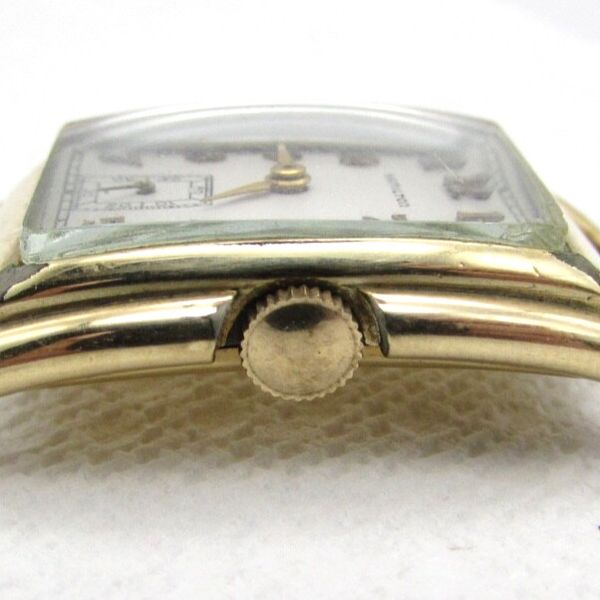 1937 Hamilton SUTTON driver 14k Gold filled Curve case gf running 980 ...