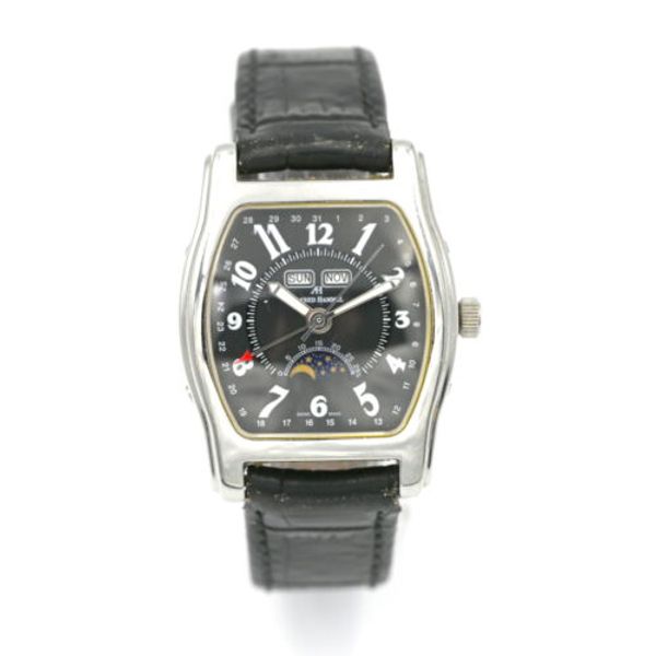 ALFRED HAMMEL LE 3258 BLACK MAGIC DAY DATE MOONPHASE AUTOMATIC ...