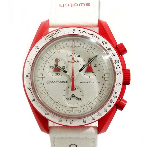 OMEGA SWATCH Omega Swatch S033R100 Speedmaster MARS wristwatch quartz ...