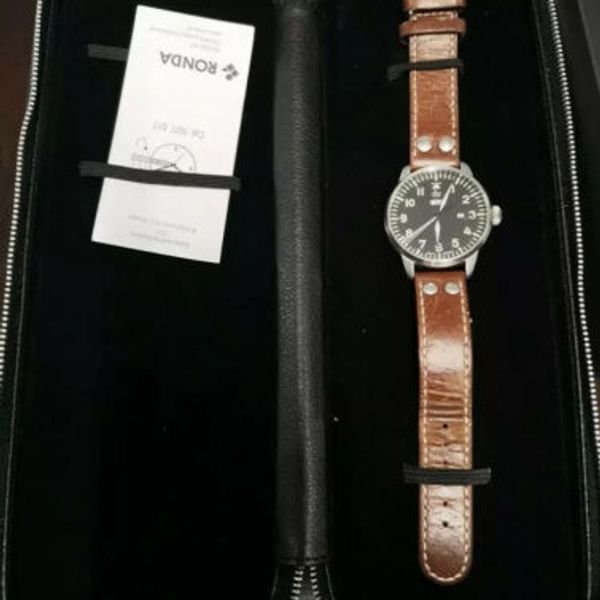 Laco Zurich 1925 Classic Analog Quartz Pilot Watch with SuperLuminova ...