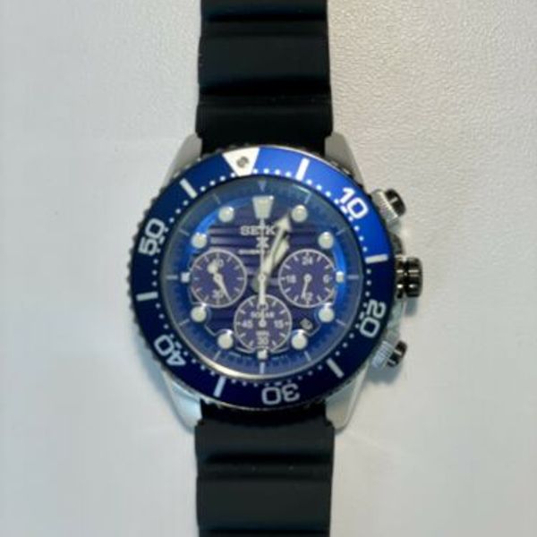 SEIKO PROSPEX DIVER'S 200m SSC017 Solar Chronograph Watches V175-0AD0 ...