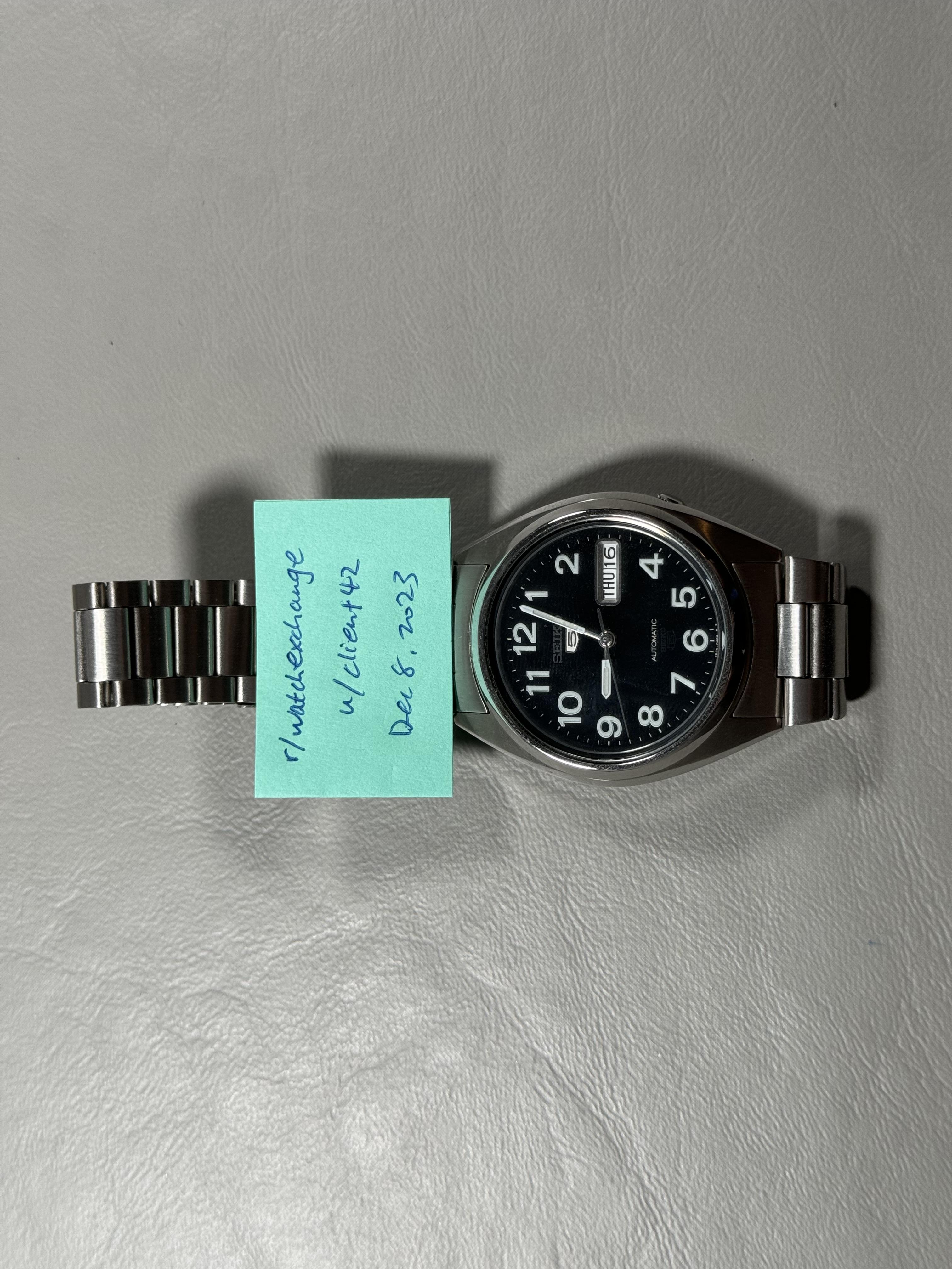 [WTS] Rare Seiko 5 SNXP19 7S26 Numeric Black Dial Automatic - $150 ...