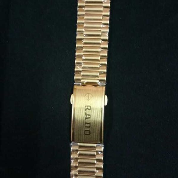 Rado Diastar Stainless Steel Bracelet Strap For Gents Watch Gold ...
