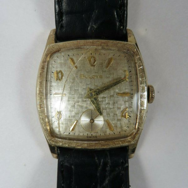 Vintage Bulova Men's Watch | 1965 M5 Date Code | 10k RGP Bezel ...