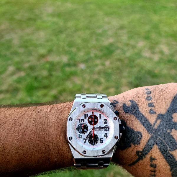 Audemars Piguet Royal Oak Offshore Panda on Bracelet | WatchCharts ...