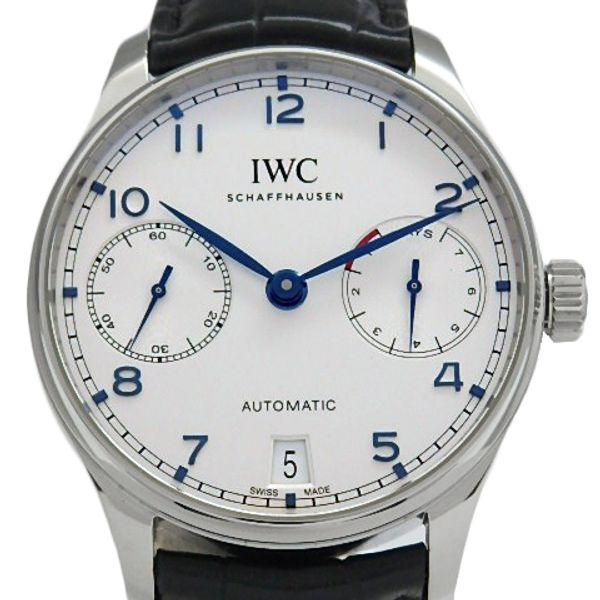 IWC Portugieser Chronograph 7days IW500705 Men's Automatic Back Skelton ...