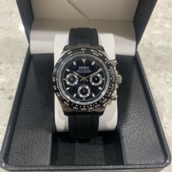 Seiko Mod Watch Reverse ghost Chronograph | WatchCharts Marketplace