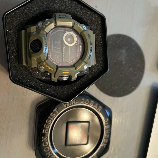 Casio G-Shock OD Green "Rangeman" Men's Watch - GW-9400-3CR, lightly ...