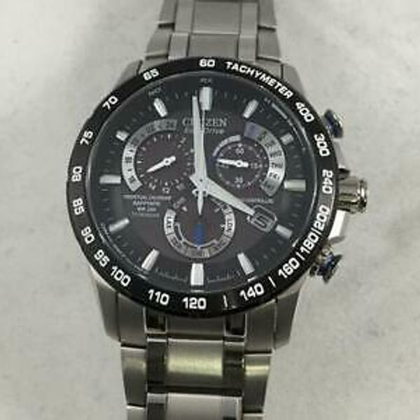 Citizen Eco-Drive Perpetual Chrono Atomic Timekeeping Men's Watch ...