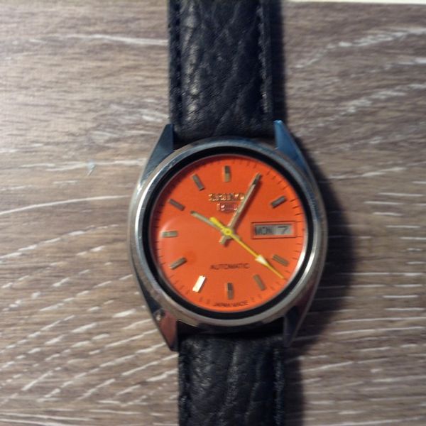 FS: Seiko 5 Mid Size Orange Dial | WatchCharts