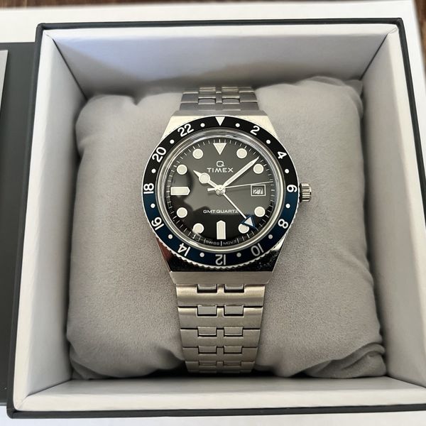 Timex Q GMT â Batmanâ 38mm Stainless Steel With Box & Papers ...