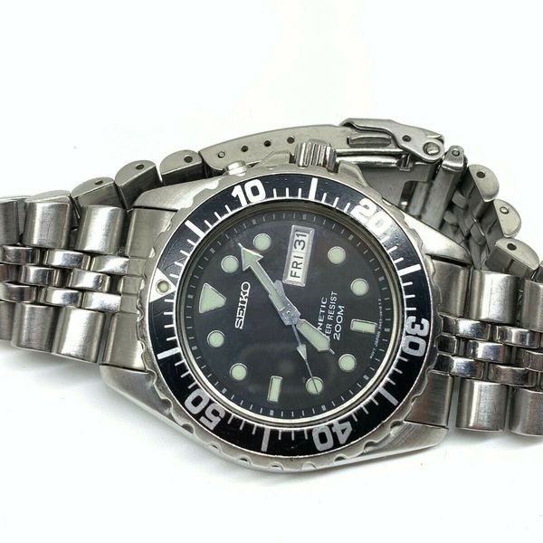 Vintage SEIKO Kinetic 200m Divers Watch 5M63-0A10 | WatchCharts Marketplace