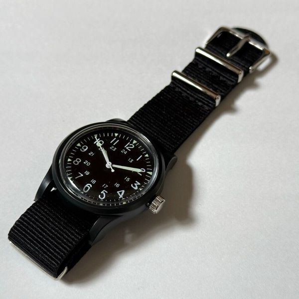 Daiso MILI-WATCH Military Style Watch B NATO Strap Seiko Movement ...