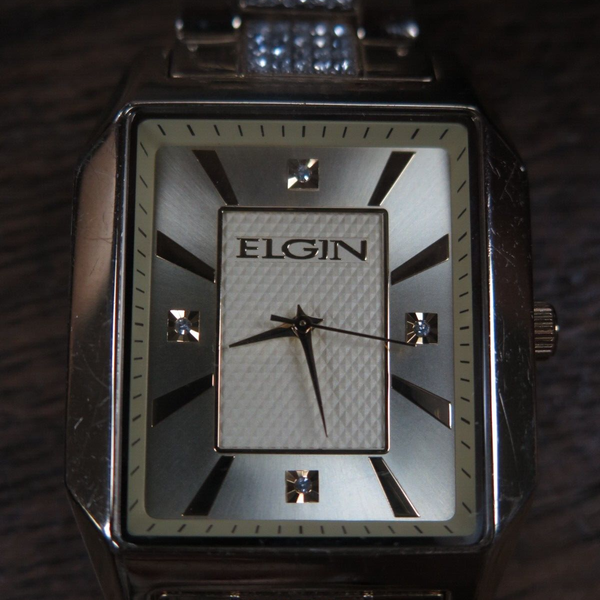 Elgin FG9754ST Gold Tone Quartz Analog Men's Watch AS IS NON RUN PARTS REPAIR | WatchCharts ...