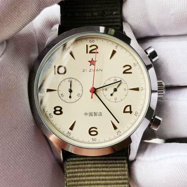 Seagull 1963 Homage Chronograph Quartz watch 42mm | WatchCharts Marketplace