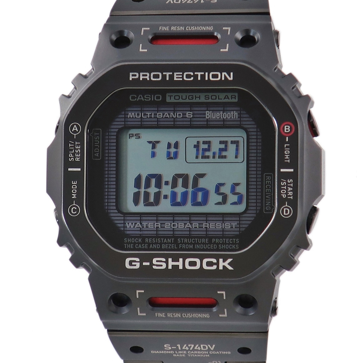 Casio CASIO G-SHOCK Full Metal GMW-B5000TVA-1JR Laser Engraving Tough ...