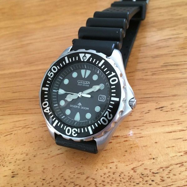Citizen 300m Dive Watch Eco Drive BN0000-04H ISO-Certified | WatchCharts