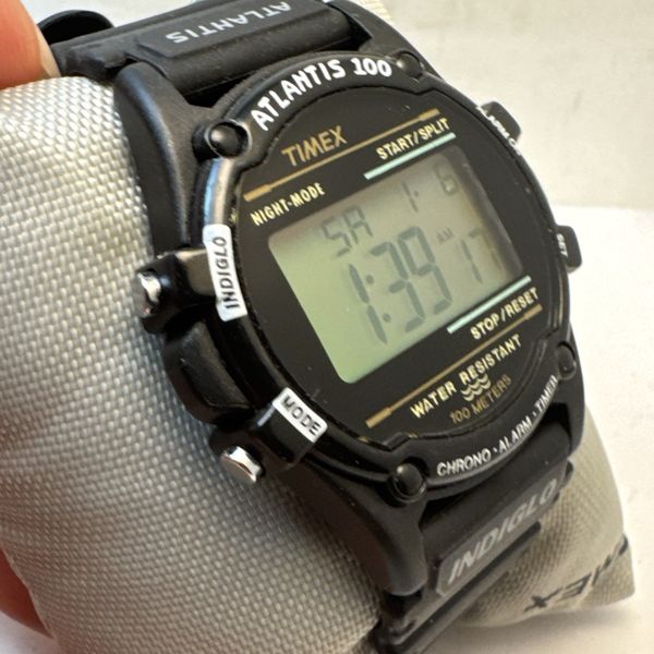 Timex Men's Expedition Atlantis Chronograph Alarm Timer Digital Watch T5K463-H95 | WatchCharts ...