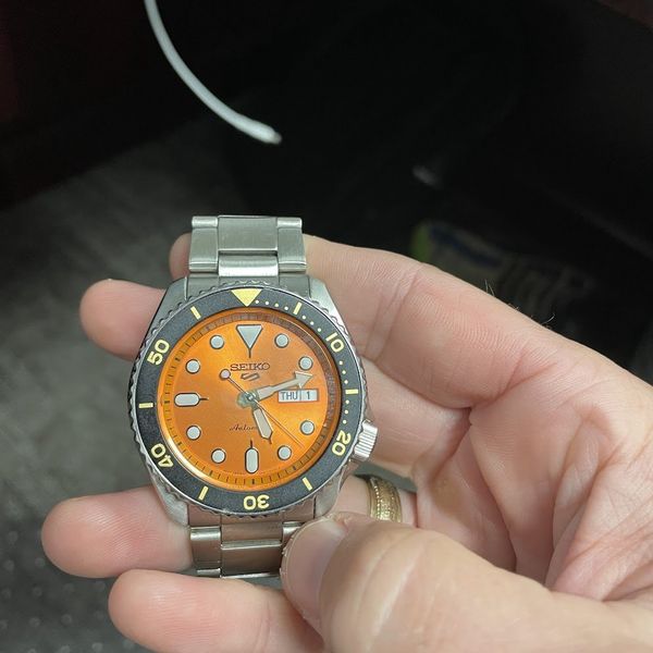 [$150 USD] Seiko SRPD59 Seiko 5 Orange | WatchCharts