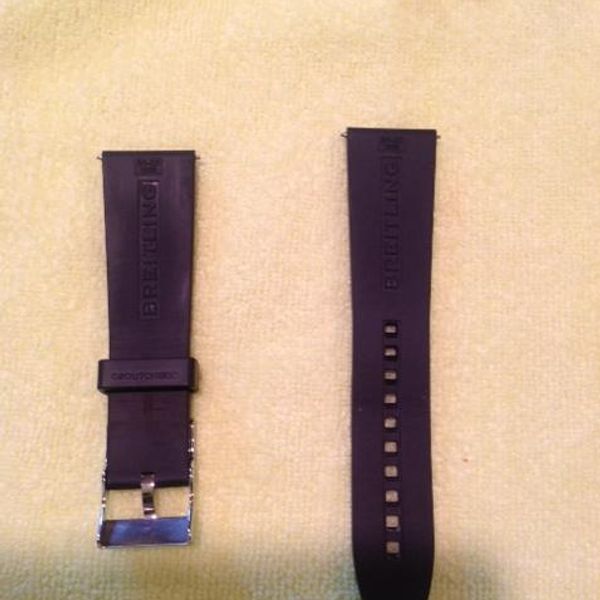 [WTS]: Black Breitling Pro Diver 2 Rubber Strap on Tang Buckle ...