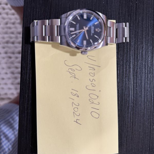 [WTS] ROLEX OP 36mm BLUE DIAL - like new, priced to sell! | WatchCharts ...