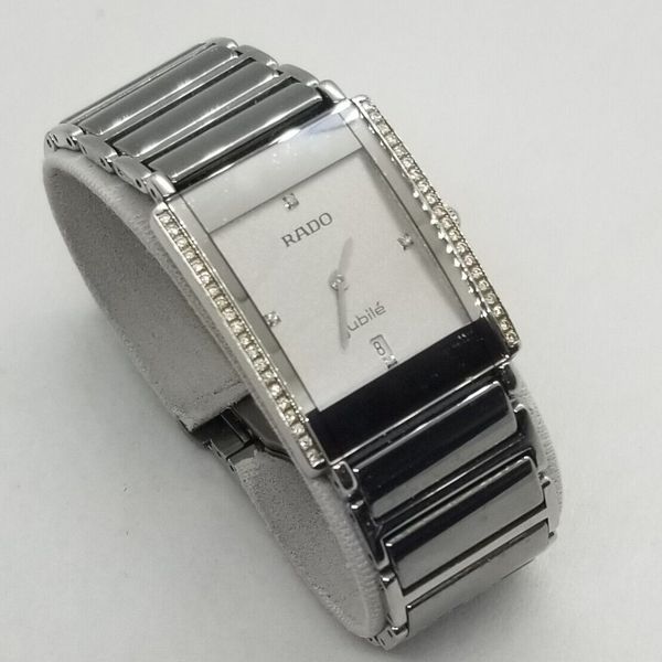 Rado DiaStar Jubile Integral Diamond Titanium High-Tech Ceramic Watch ...