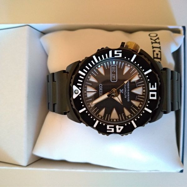 FS: Seiko Prospex SRP583 PVD Monster - New with free Seiko 5 snzb34 ...