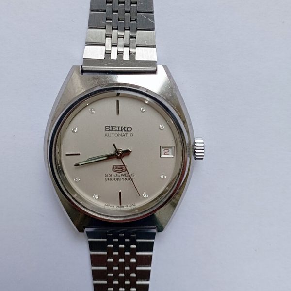 seiko 5 automatic shockproof 23 jewels 70's | WatchCharts Marketplace