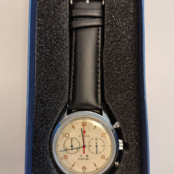 1963 seagull pilot Style Watch - Quartz Chrono 42mm - Brand New ...