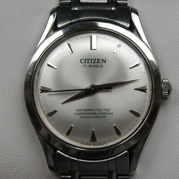 Vintage Citizen Model 63-5537 17 Jewel Shockproof Watch c.1960/70s ...