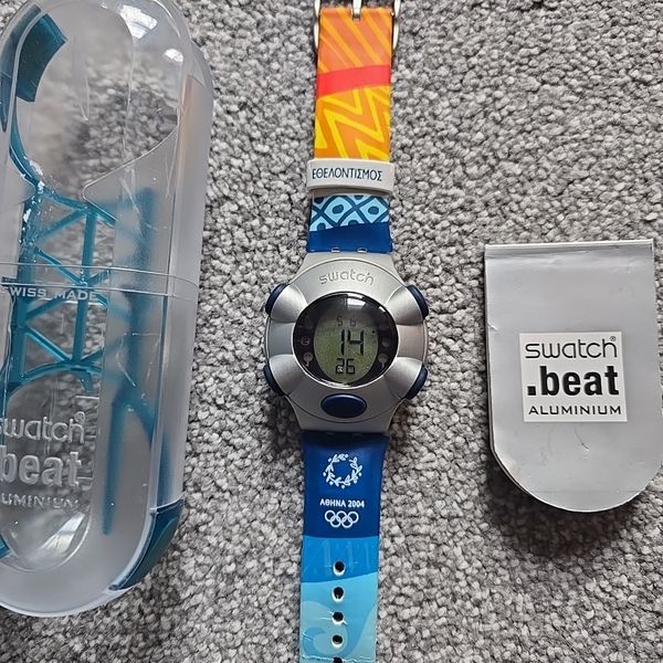 SWATCH ANNIVERSARY ATHENS 2004 OLYMPICS SWATCH BEATS | WatchCharts ...