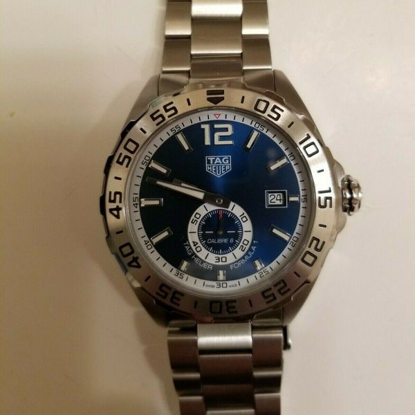 Tag Heuer Formula 1 Automatic Calibre 6 Blue Men's Watch WAZ2014 ...