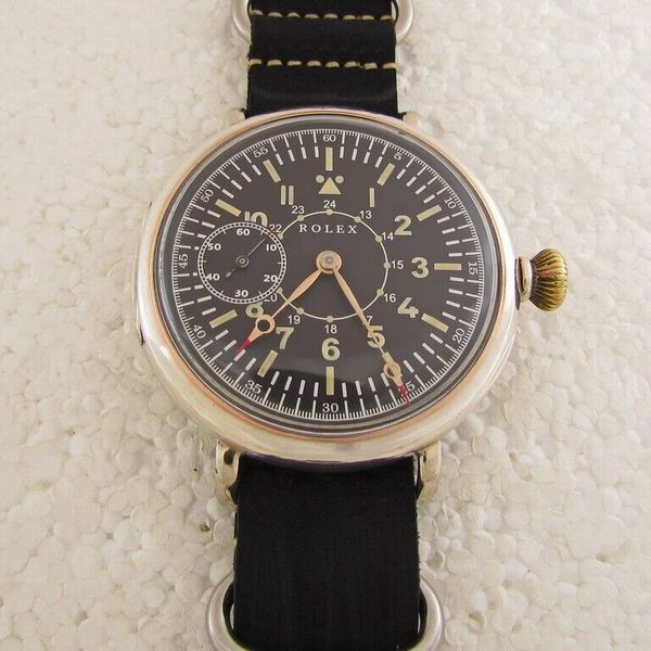 Rolex Laco Aviator Luftwaffe Pilots WW2 Vintage 1939-1945 Swiss Silver ...