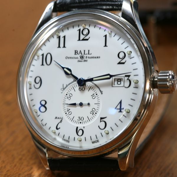 BALL Trainmaster Standard Time, COSC Movement, Tritium Tube, SOLD ...